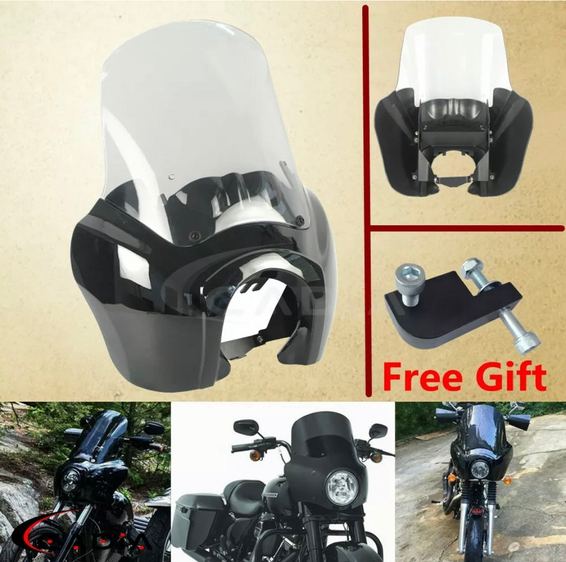 FXDXT T-Sport Style Fairing – American Outlaw Gear